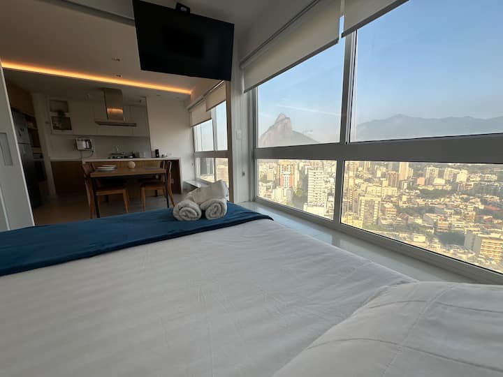 2506 Flat Moderno Vista Fabulosa 350m Praia Leblon - Ipanema