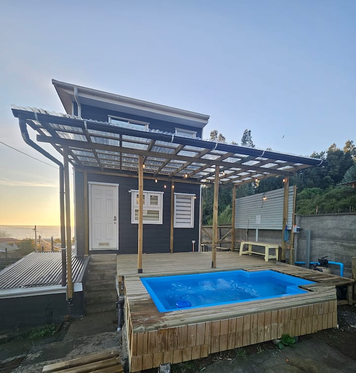 Cabaña Frente A Playa Blanca - Coronel