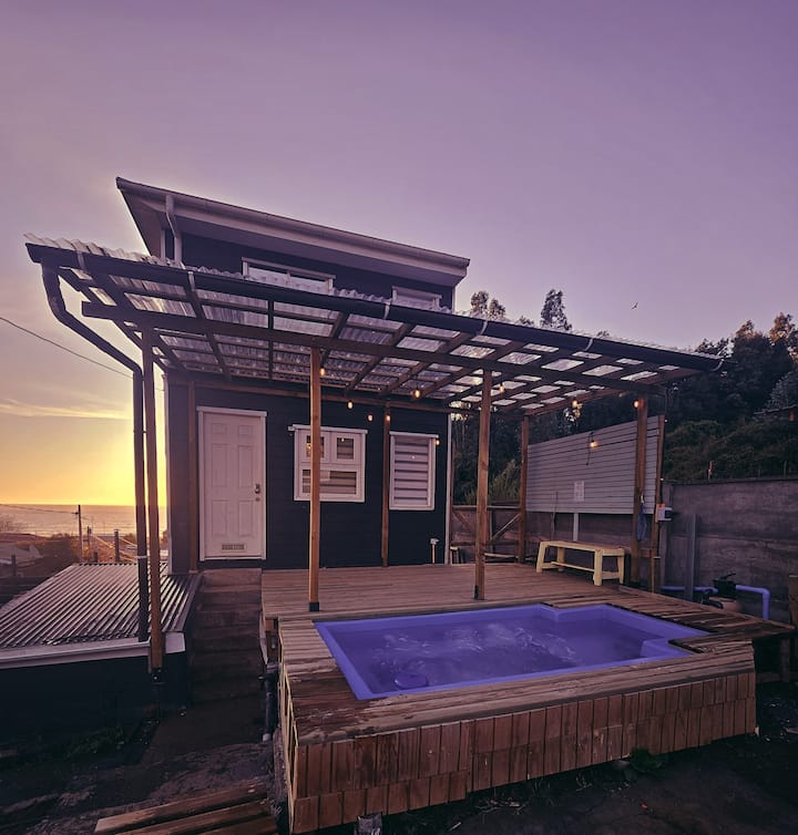 Cabaña Frente A Playa Blanca - Coronel