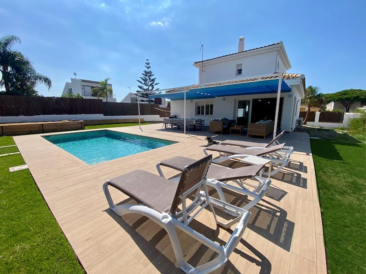 Villa Asturias Ii Avec Piscine Urb. Roche Cadix - Conil de la Frontera