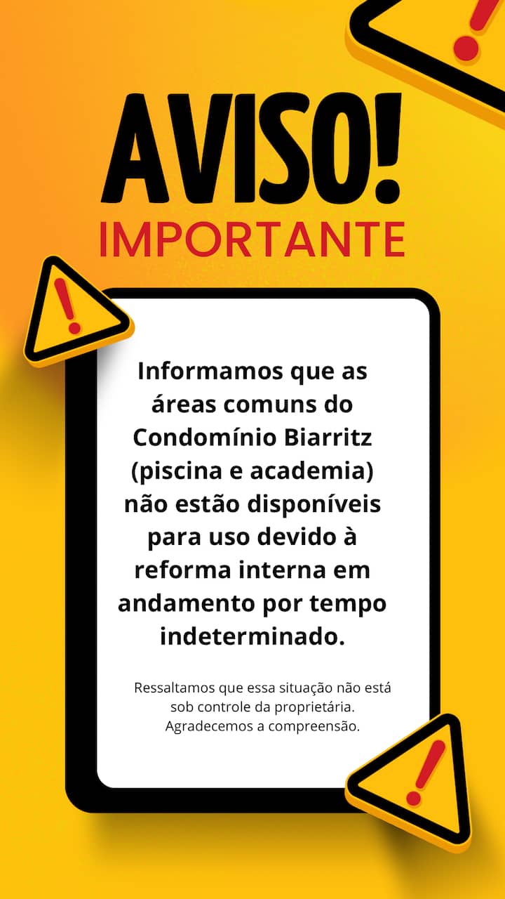 Flat Biarritz, ÓTima Localização - São Luís