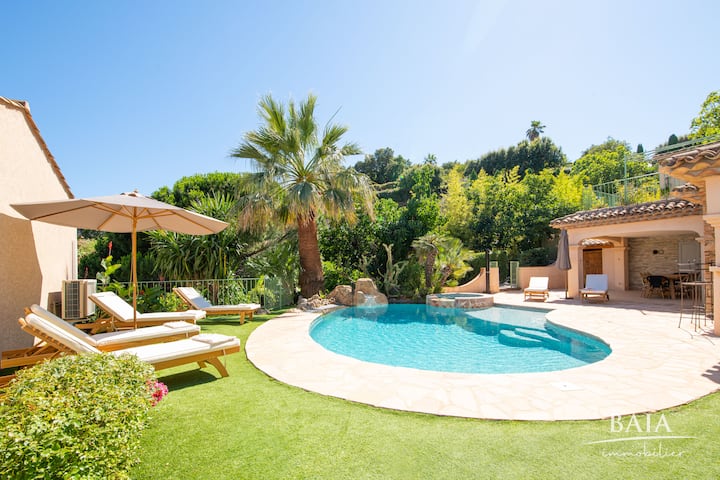 Grande Villa Vue Mer Et Piscine 12 Pers - Roquebrune-sur-Argens