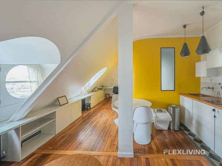 Flexliving - T2 - Malesherbes - Vue Tour Eiffel - Paris