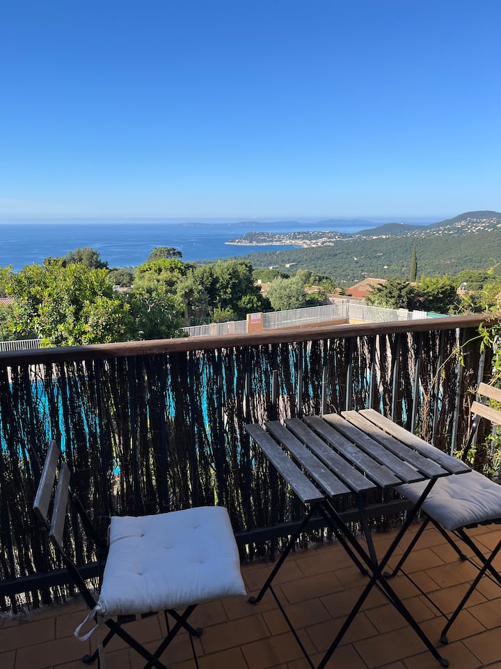 Studio Climatisé, Superbe Vue Mer. - La Croix-Valmer