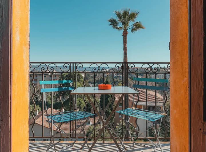 Appart Lumineux Au Cœur De Grasse – Vue Et Charme - グラース