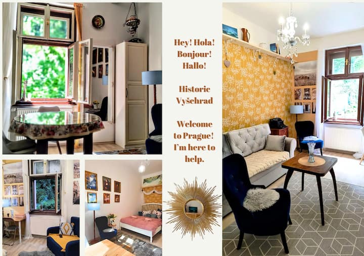 Magic Boho 2br-healing View Near Vyšehrad& Congres - Praga