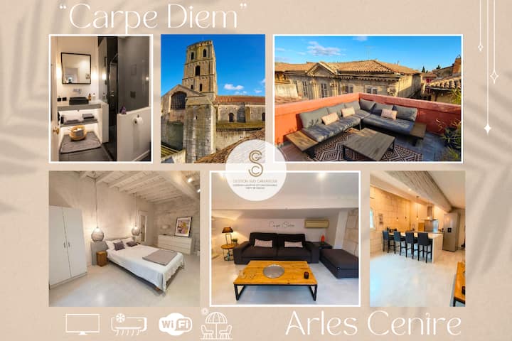 *Côté Carpe Diem* Arles Centre - Wifi & Terrasse - Arlés
