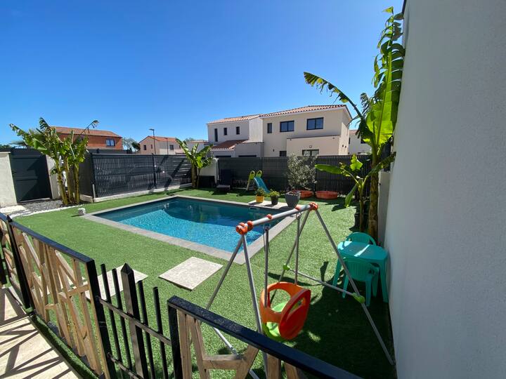 Villa Avec Piscine 4 à 6 Pers - Balaruc-le-Vieux