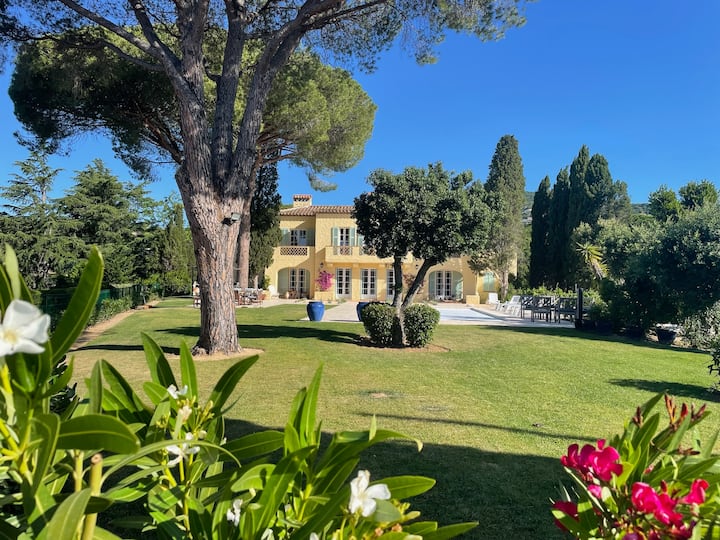 Chambre Coquelicot Dans Magnifique Villa à Grimaud - Saint-Tropez