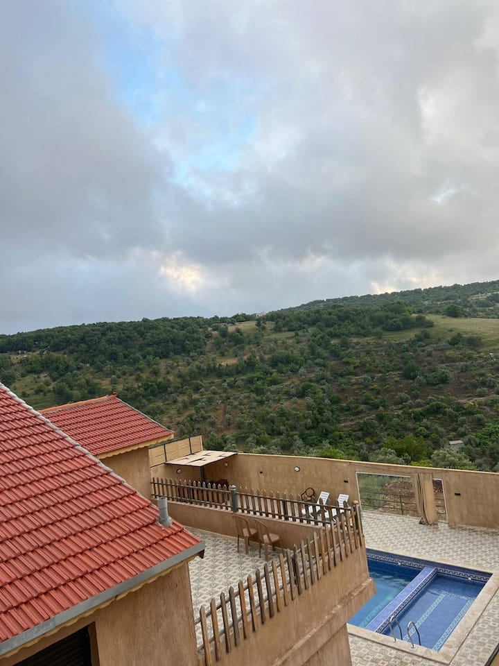 Private Chalet In Ajloun | Pool, View & Privacy - Jordan