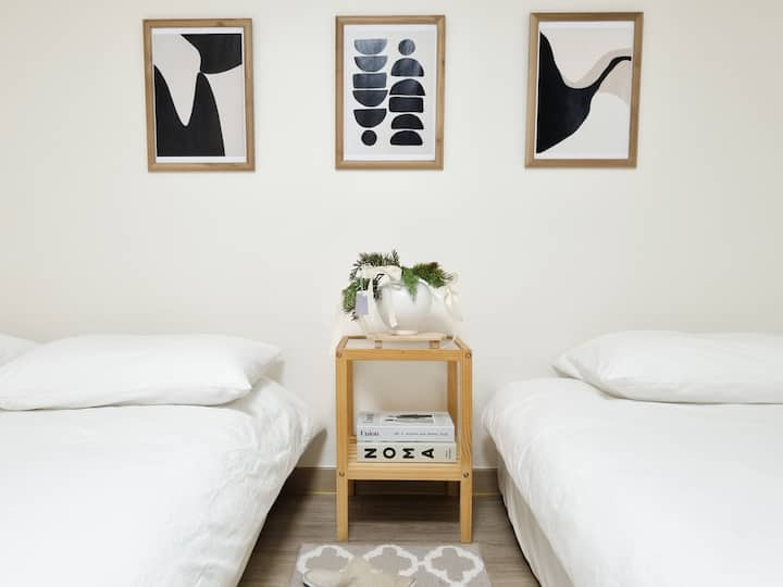 건대입구역 7min/성수동/투룸/3bed/5인/전체공간/리모델링/넷플릭스 - Seoul