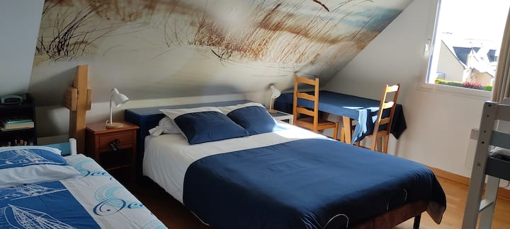 Chambre "Mer" Chez L'habitant - Plage de Saint-Cast-le-Guildo (Pen Guen)