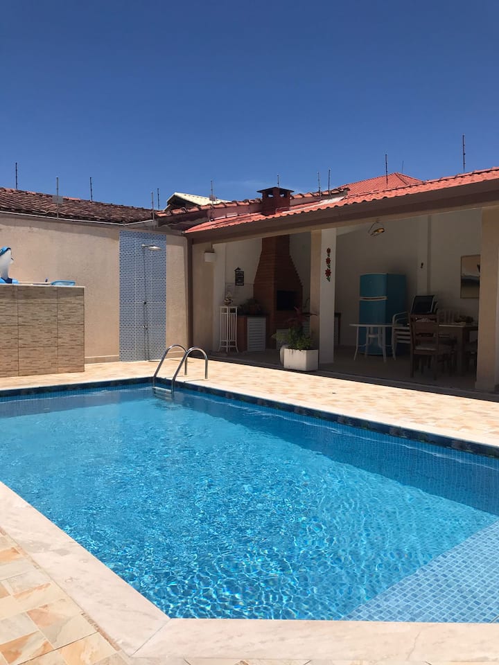 Temporada| 14 Hóspedes | 200mts Da Praia - Peruíbe