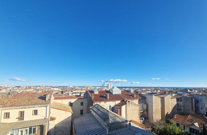 Bel Appart. Lumineux Avec Vue Mer En Centre-ville - Sète