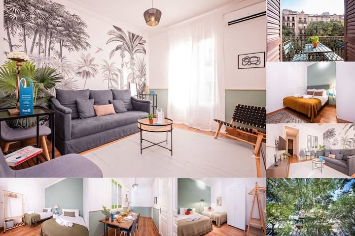 Great 8 Bedrooms 4 Bathr Groupflat L'eixample 16pp - Barcelone