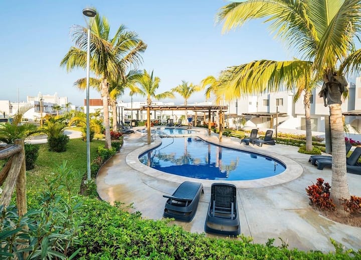 Casa Vacacional Frente A Parque Acuático - Mazatlán