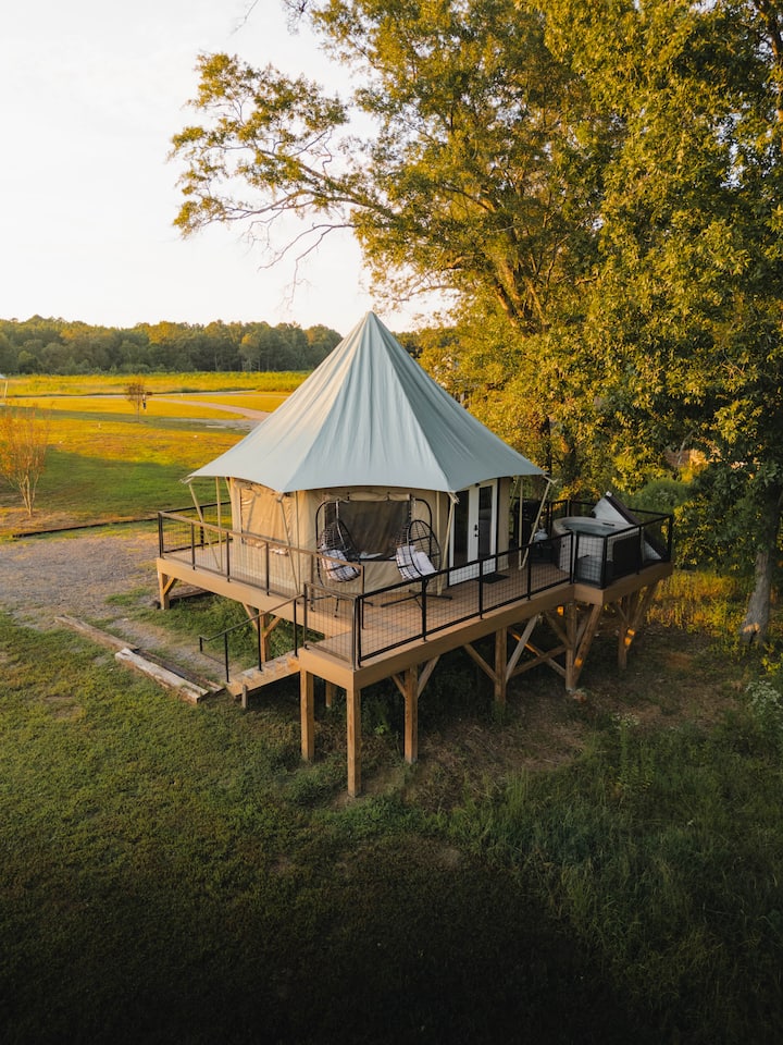 Pecan Exclusive Glamping Tent L Starlight Haven - Alabama
