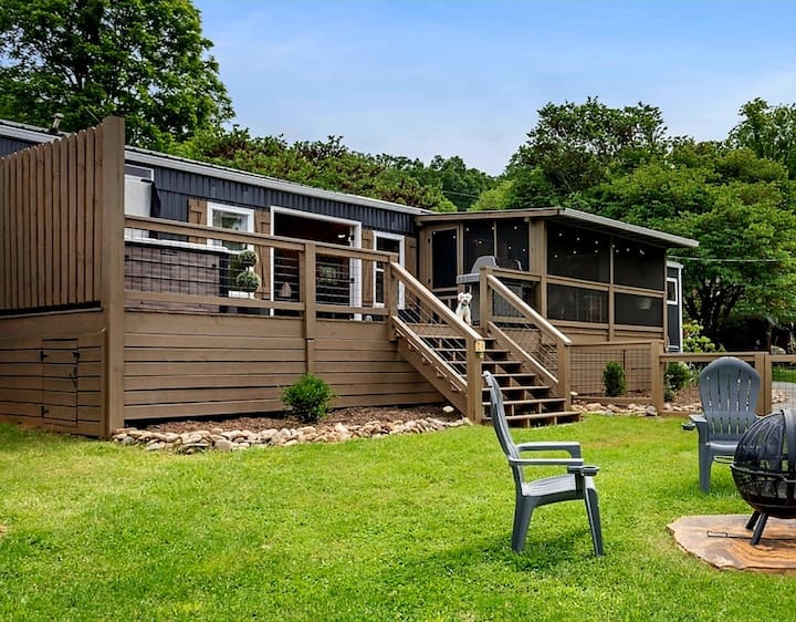 Moonshine Shoals, Blue Ridge Riverfront & Hot Tub - Caroline du Nord