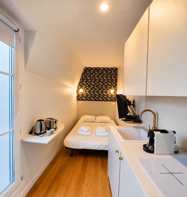 Luxury Cosy Studio  Balcony  Paris 16 Eme - París