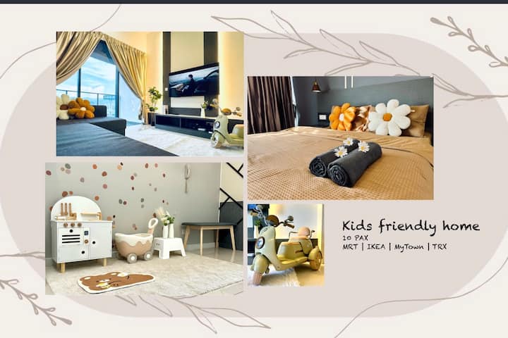 Klcc View | Kids Friendly Near Mrt, Trx, Pavilion - Kuala Lumpur