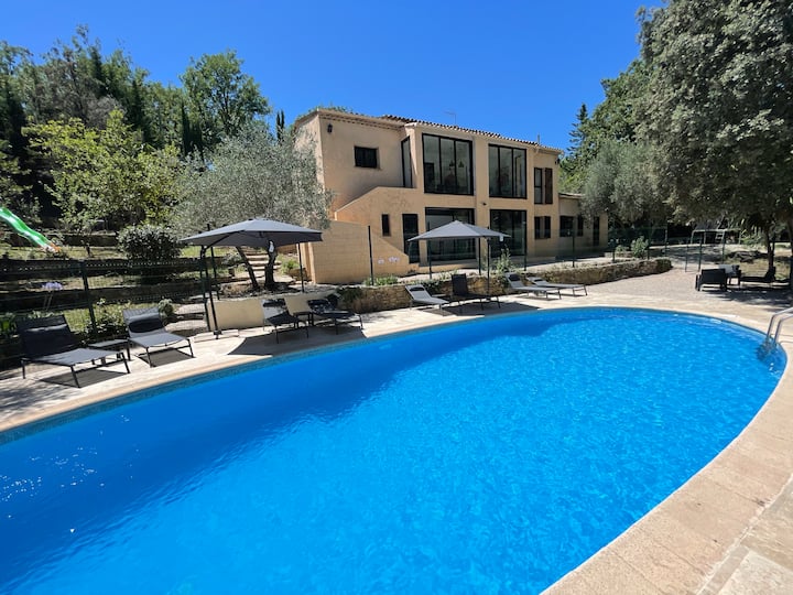 8 Personnes, Piscine, Jardin, Fitness, Coworking - Tourrettes-sur-Loup