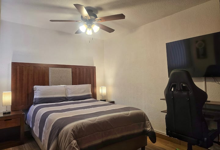 Roma Norte Grey Bedroom - Mexico City