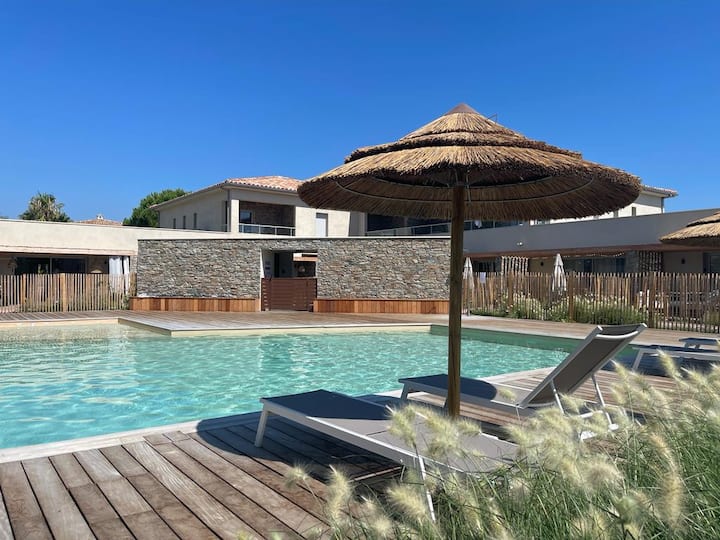 Playa Rossa - T3 Duplex, Piscine Et Plage à Pieds - Lecci