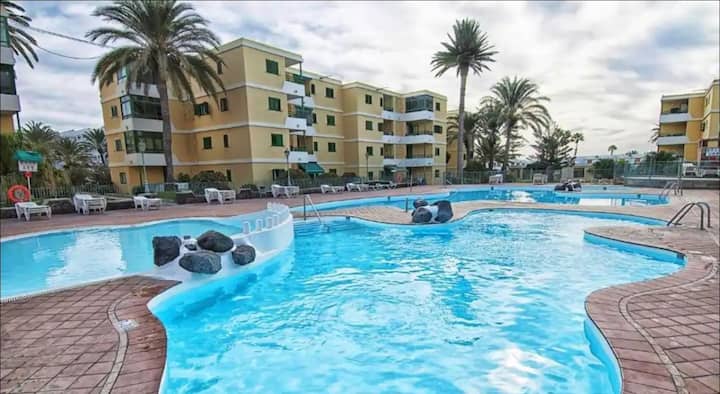 5 Minutes To Beach . Heated Pool - Maspalomas