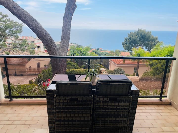Cap D’ail, Plages Et Monaco Avec Superbe Vue Mer - Èze