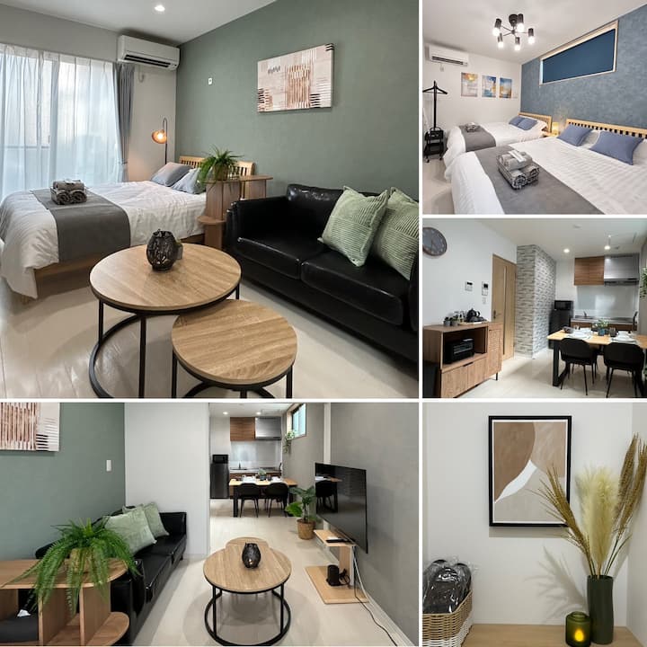 4 Min To Namba! Sleeps 6! Multi-unit Booking! 301 - Japan