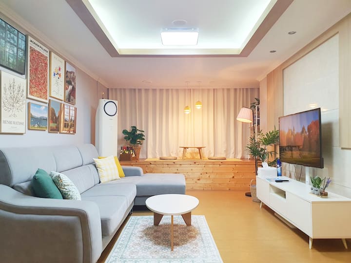 [Stay.w] 남천역5분/ 광안리해변10분/ 무료주차/ 3rooms, 3qbed - Busan