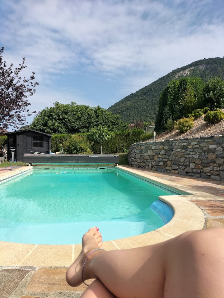 Maison Pour Vacances Avec Piscine - Leysin