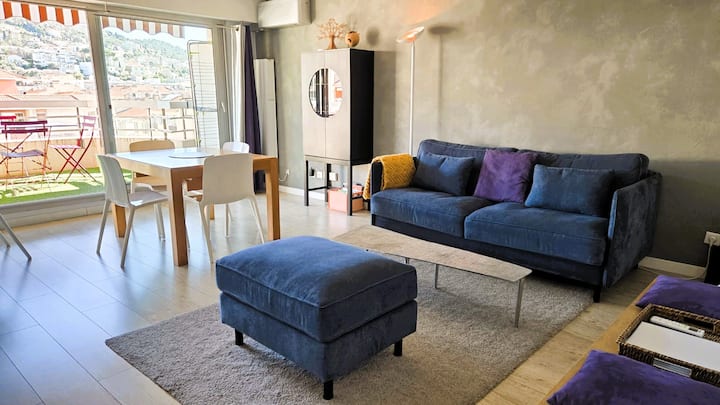 T3 A/c - Terrasse – Idéal Familles - Nice