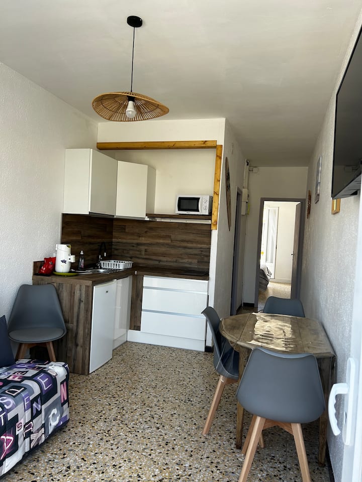 T2 Climatisé Au Pied De La Plage - Port-la-Nouvelle