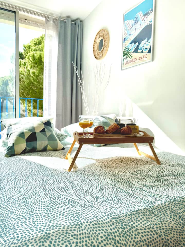 *Entre Etang Et Mer*parking*cadre Verdoyant* - La Grande-Motte