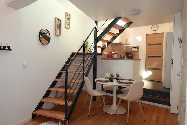 Duplex Cosy 7 Minutes à Pied Du Rer Centre-ville - Nanterre