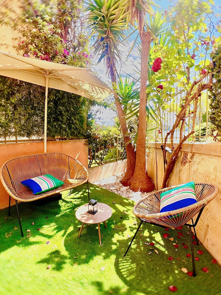 Jardin Privé•vue Mer•en Plein Centre•plage à Pied - Villefranche-sur-Mer