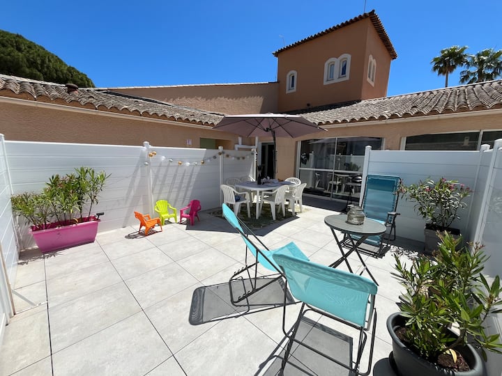 3* Le Papillon Maitiss 8 Pers Piscine Terrasse - Saint-Raphaël