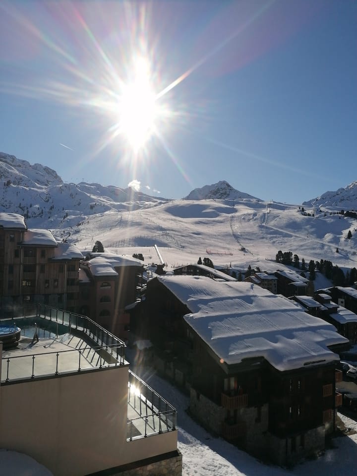 Gémeaux Pour 5-6 Personnes, Exposition Sud - Belle Plagne