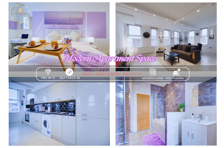 25% Off Deal | Modern Sutton Apt | Wifi | Parking - Surbiton