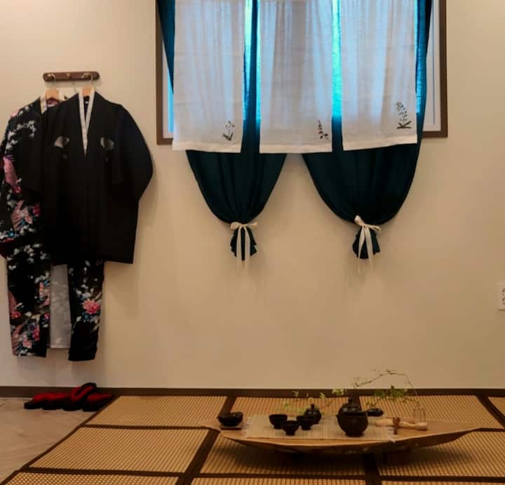 공간  더 쉼| 단독독채숙소 |다도(전통차예절지도) |기모노 체험 |히노끼탕 - 조촌동