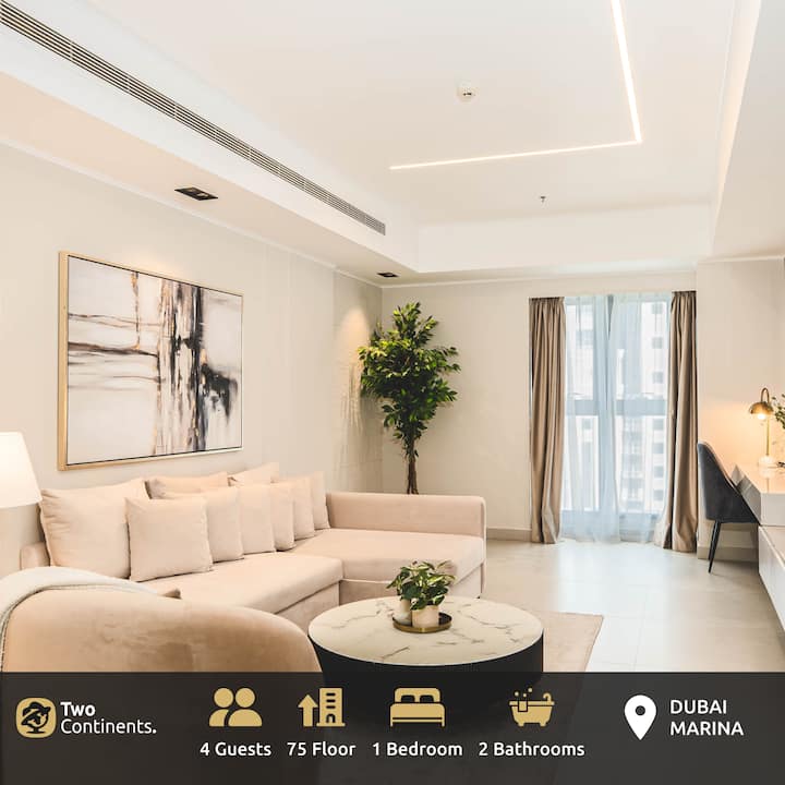 Sky High One Bedroom With Palm And Sea View - Dubai Marina