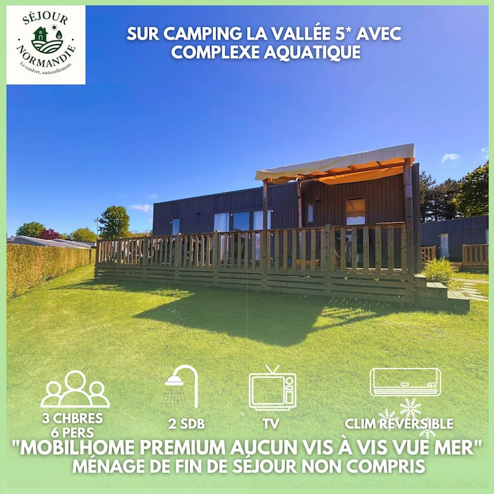 Mobilhome Xl Premium 6p Haut De Gamme La Vallée 5* - Houlgate