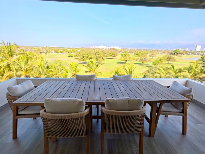 Luxury 2bd | Golf & Marina View - Nuevo Vallarta