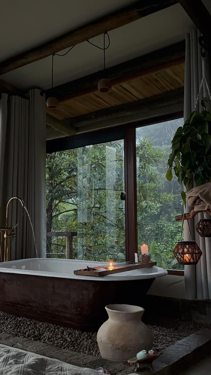 Encanto De Araras, Chalé Vidro, Cinema Ao Ar Livre - Petrópolis