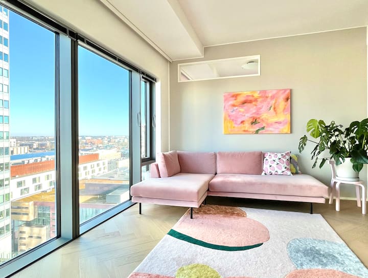 Luxury Apartment In A Skyscraper On Top Of A Mall - Helsinki