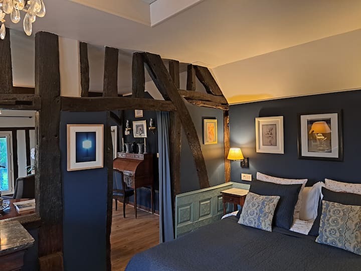 Logis De Pitry Chambre Hubert Et Piscine - Bourg-Achard