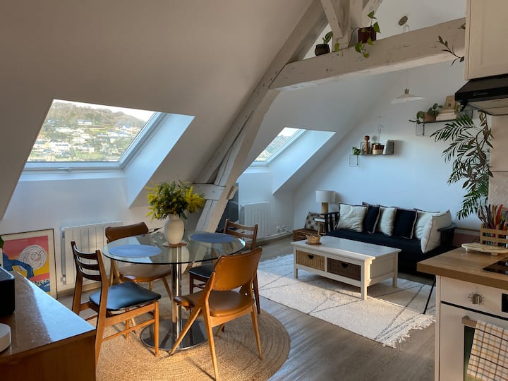Charmant Appartement Sous Les Toits Avec Vue Port - Fécamp