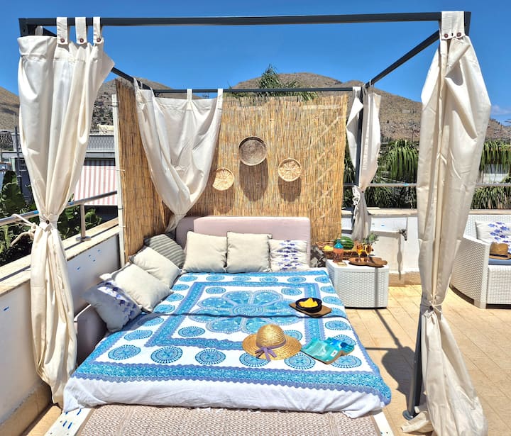 Villa Mondello Terraces Room E Angolo Cottura! - 팔레르모