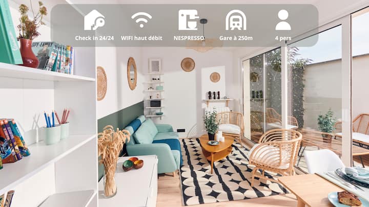 Appartement 1 Chambre Et Terrasse - 2min De Lille - Ronchin